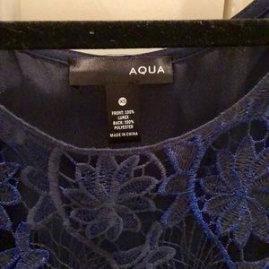 Aqua | Tops | Aqua Lace Top | Poshmark